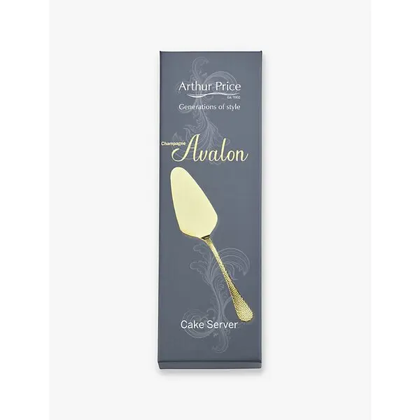 ARTHUR PRICE Avalon Pvd-coated Stainless-steel Cake Server - Champagne