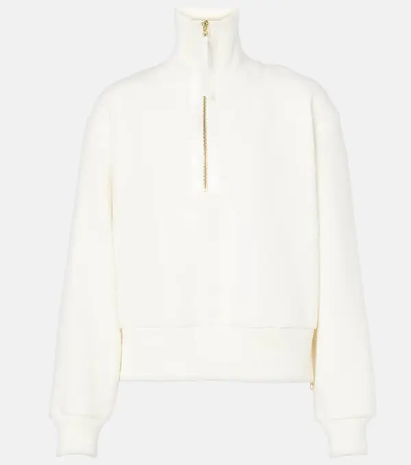 Varley Roselle Fleece Sweatshirt - White