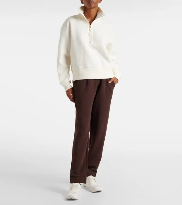 Varley Roselle Fleece Sweatshirt - White