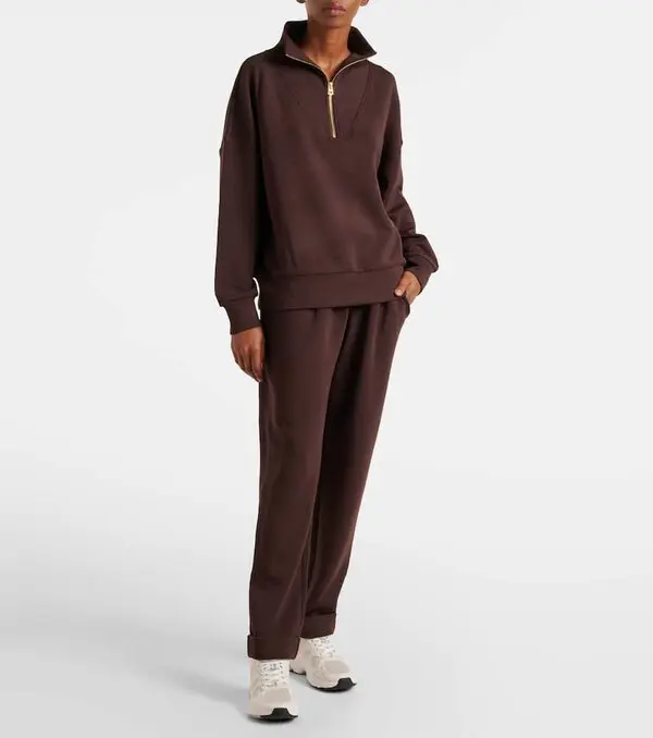 Varley Hawley Half-zip Sweater - Brown