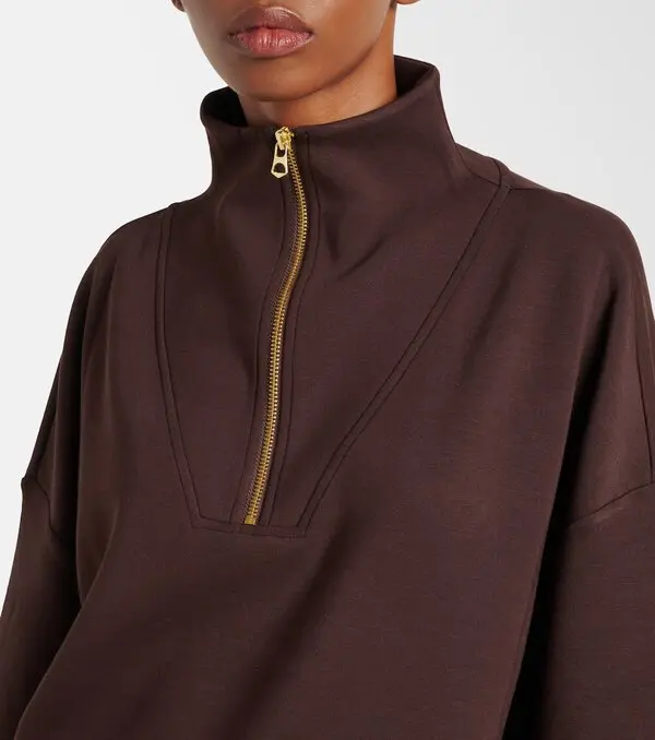 Varley Hawley Half-zip Sweater - Brown