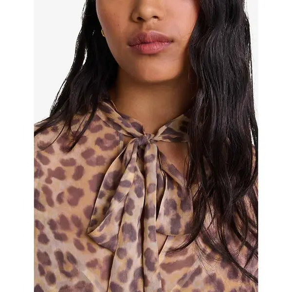 Maje Leopard-print Mini Dress