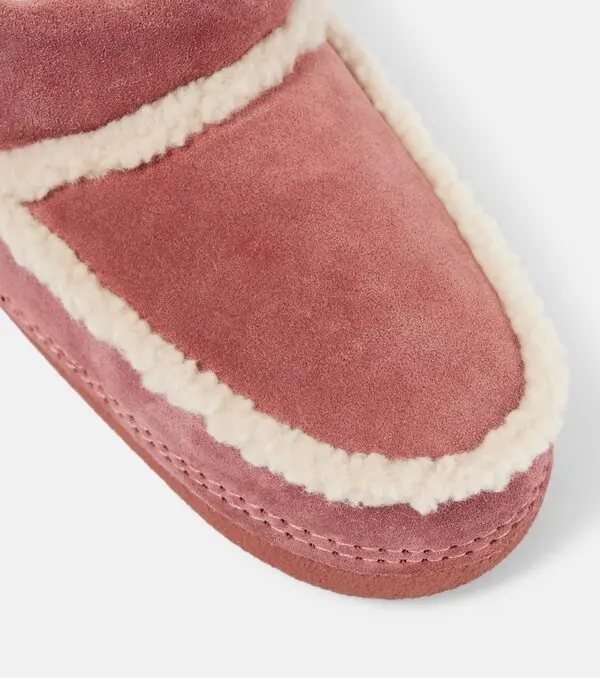 Inuikii Classic Shearling-trimmed Suede Boots