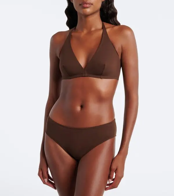 ERES Gang Triangle Bikini Top - Brown