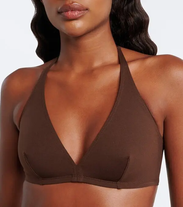 ERES Gang Triangle Bikini Top - Brown
