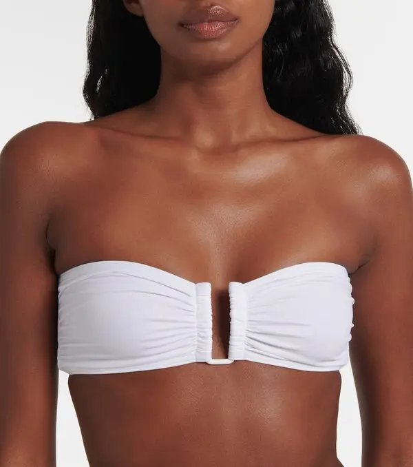 ERES Show Bandeau Bikini Top - White