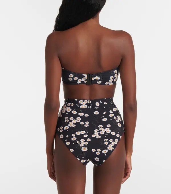 ERES Discret Floral High-rise Bikini Bottom