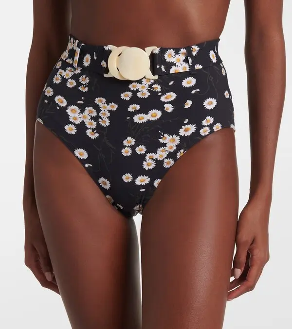 ERES Discret Floral High-rise Bikini Bottom