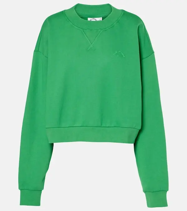 The Upside Drifter Dominique Cotton Fleece Sweatshirt - Green