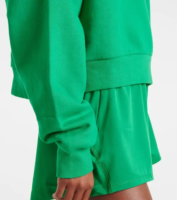 The Upside Drifter Dominique Cotton Fleece Sweatshirt - Green