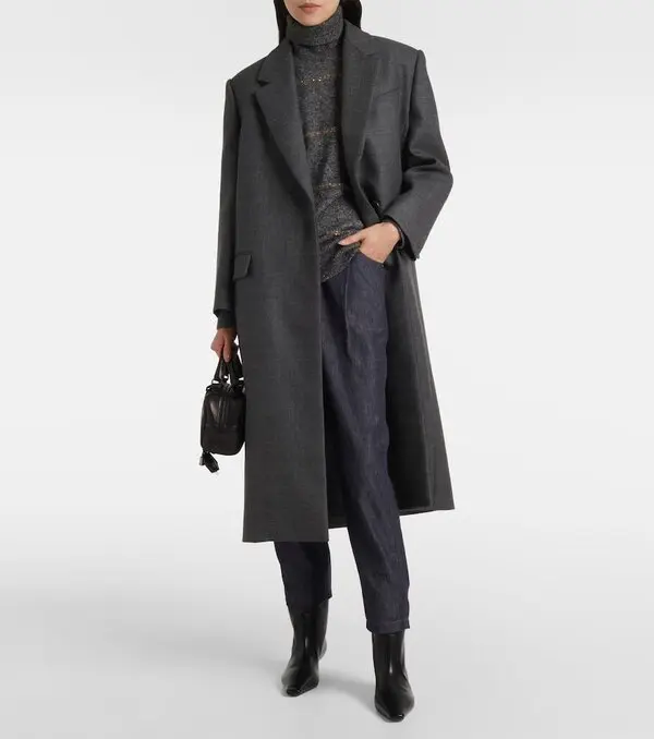 Brunello Cucinelli Leather Ankle Boots - Black