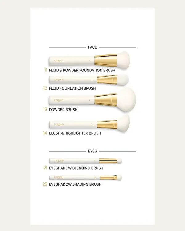 GUERLAIN No 12 Fluid Foundation Face Brush - One-color