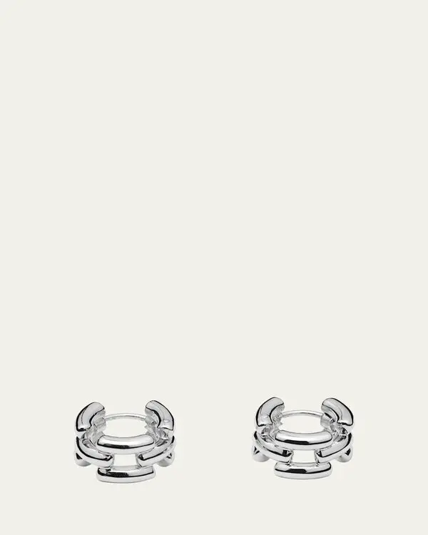 LIÉ STUDIO The Johanna Hoop Earrings - Silver