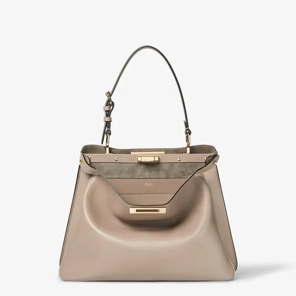 Fendi Peekaboo Soft Medium Bag - Grey