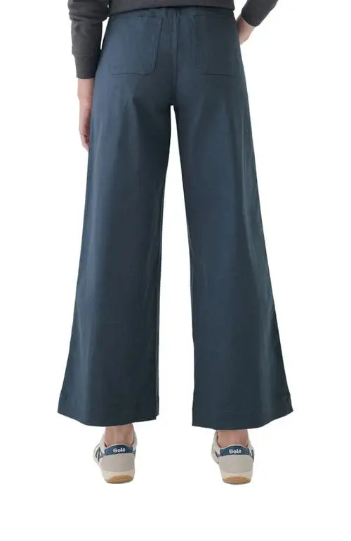 PACT Organic Stretch Twill Wide Leg Pant
