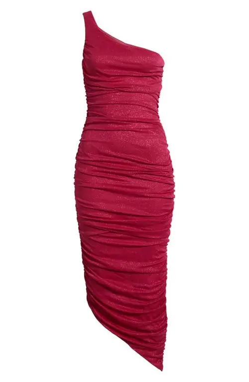 jump one shoulder dress Juniors' Jump One-Shoulder Cut Out Maxi Dress
