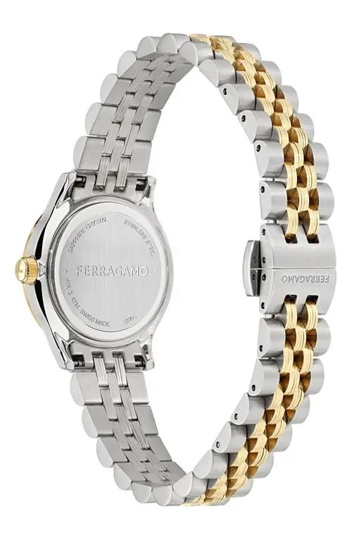 FERRAGAMO Duo Two-tone Bracelet Watch
