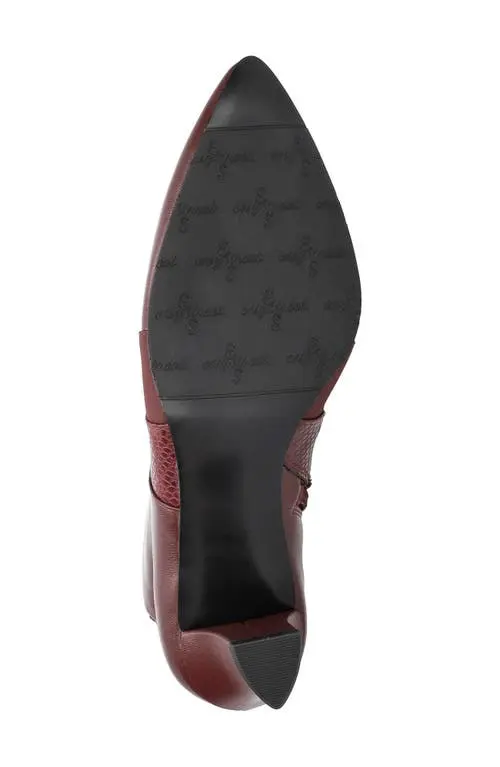 EASY WORKS BY EASY STREET Falcon Pointed Toe Bootie - Burgundy