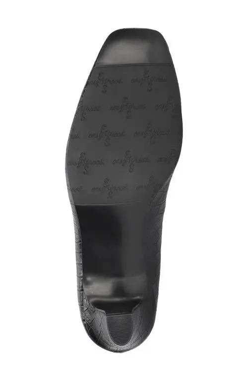 EASY WORKS BY EASY STREET Poet Pump - Black Croco