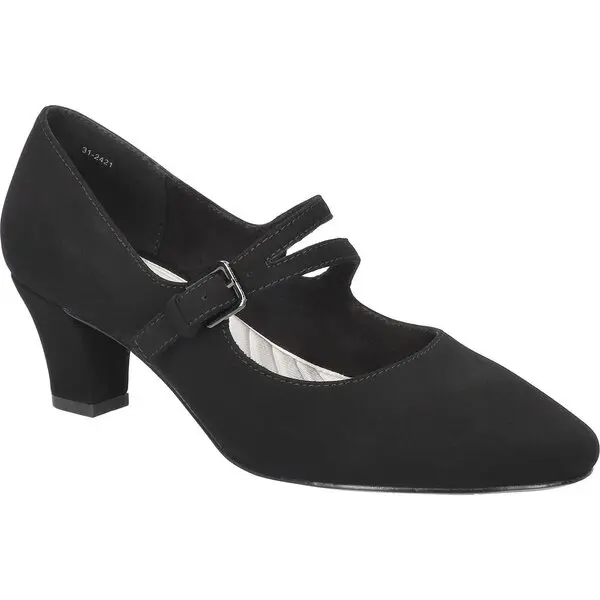 EASY WORKS BY EASY STREET Meryl Mary Jane Pump - Black Lamy