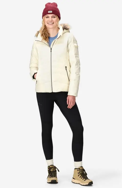MARMOT Ithaca 700 Fill Power Down Hooded Jacket - Papyrus