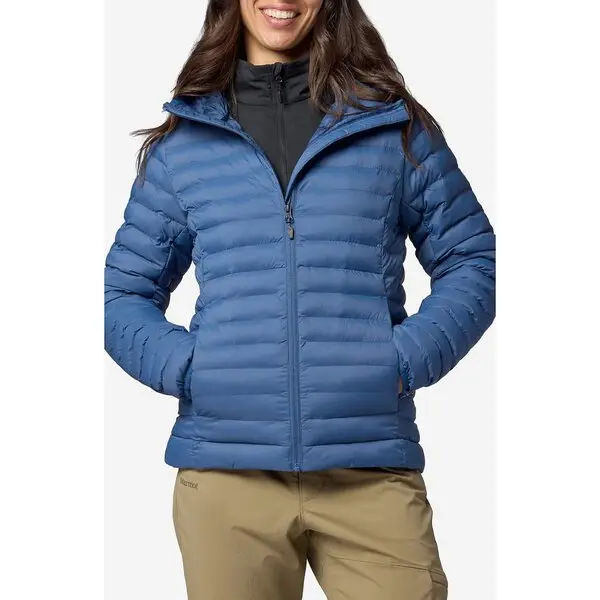 MARMOT Echo Featherless Hooded Jacket - Blue Currant