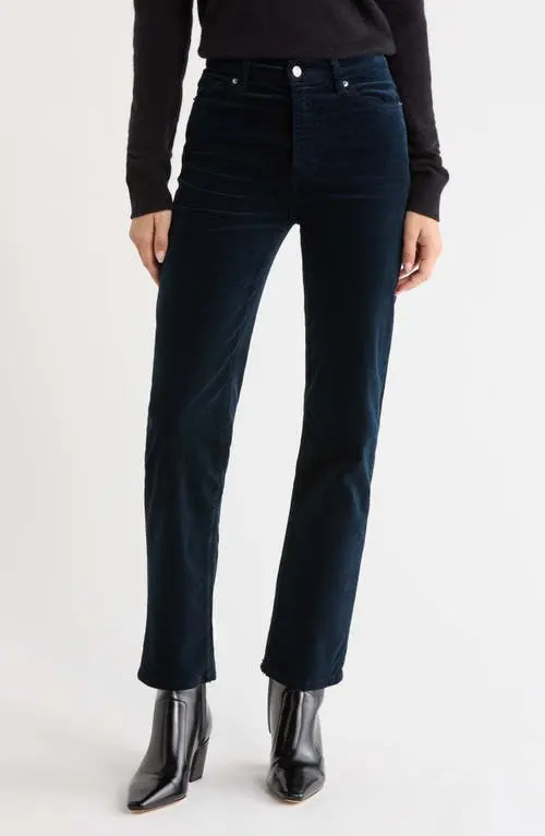 FRAME Le Sleek Corduroy Straight Leg Ankle Pants