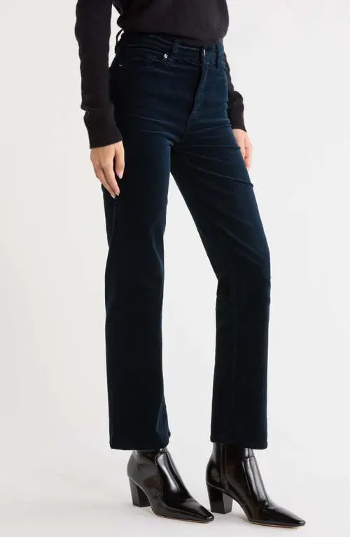 FRAME Le Sleek Corduroy Straight Leg Ankle Pants