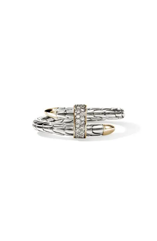 John Hardy Spear Flex Ring - Silver And Gold