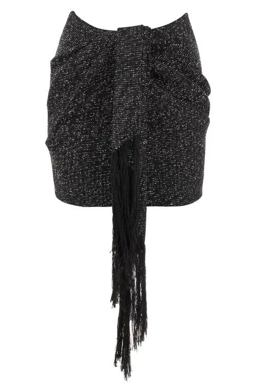 House Of Cb Martha Tweed Miniskirt