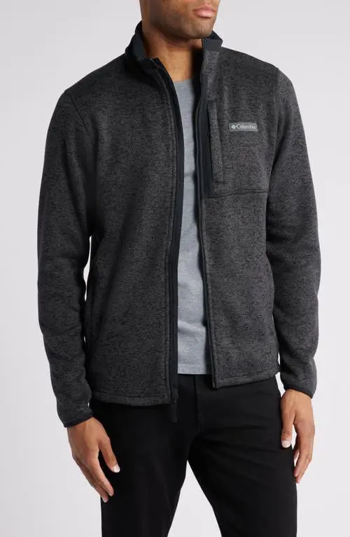 Columbia Sweater Weather Fleece Jacket - Black Heather