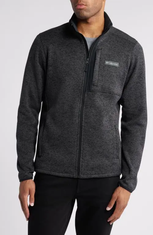 Columbia Sweater Weather Fleece Jacket - Black Heather