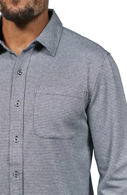 7 Diamonds Generation Knit Button-up Shirt
