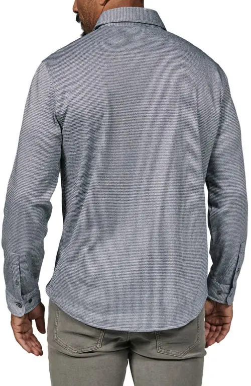 7 Diamonds Generation Knit Button-up Shirt