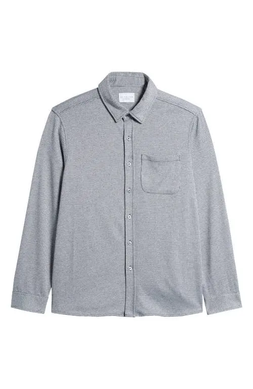 7 Diamonds Generation Knit Button-up Shirt