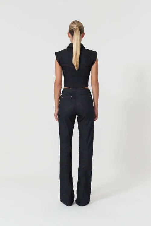 JENDUE Davidson Denim Vest