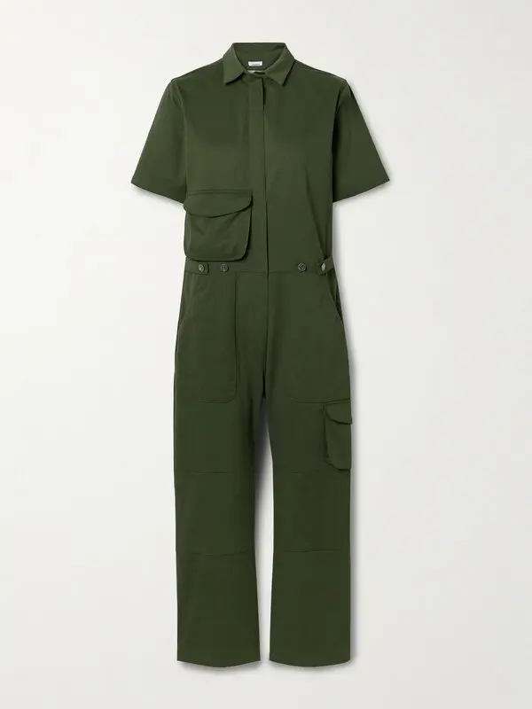 RIVET UTILITY Jetsetter Twill Jumpsuit - Green