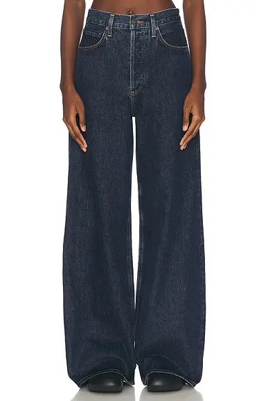 AGOLDE Dame High Rise Wide Leg Jeans - Pendulum