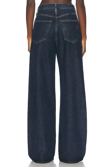AGOLDE Dame High Rise Wide Leg Jeans - Pendulum