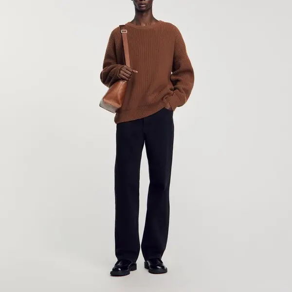 Sandro Baggy Fit Raw Denim Jeans