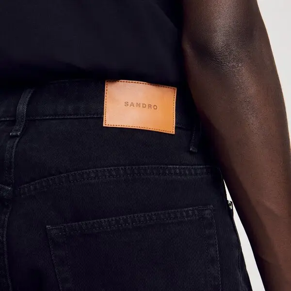 Sandro Baggy Fit Raw Denim Jeans