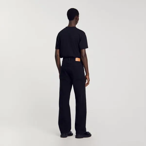 Sandro Baggy Fit Raw Denim Jeans