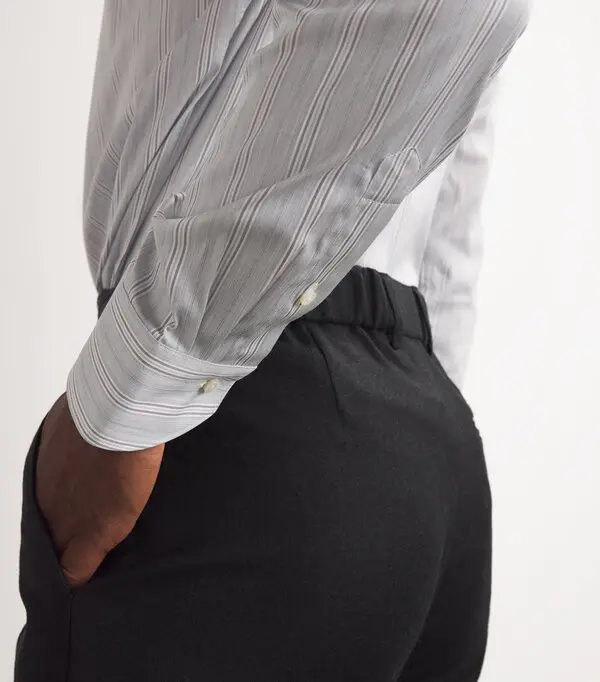 Canali Cotton Striped Shirt