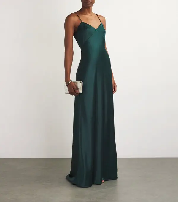 Max Mara Silk A-line Gown