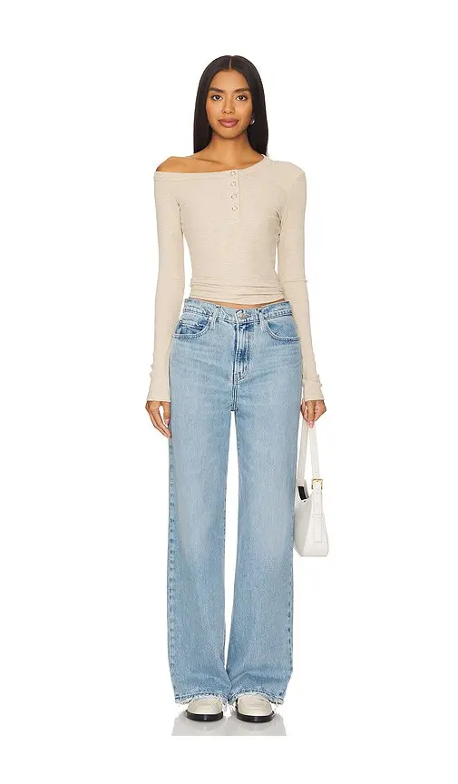 THE LINE BY K Harley Top - Beige Melange