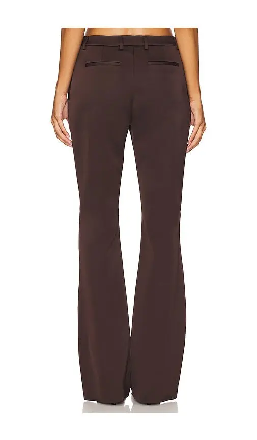 SEROYA Elvira Heavy Satin Flare Trouser
