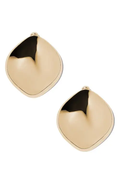JENNIFER FISHER Puffy Cushion Earrings - Gold