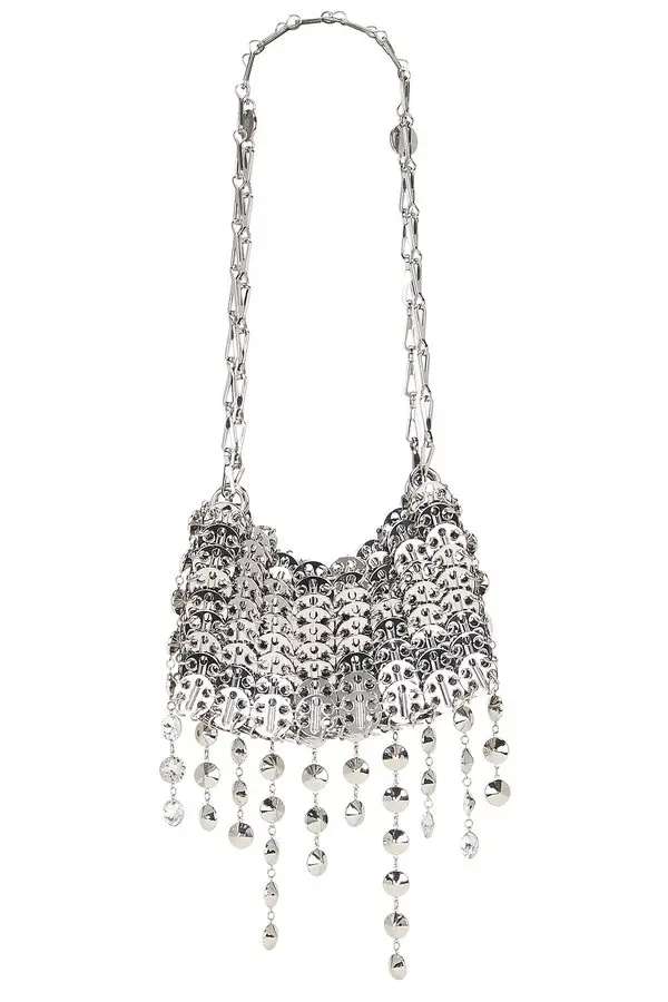 Rabanne Embellished Fringe Handbag