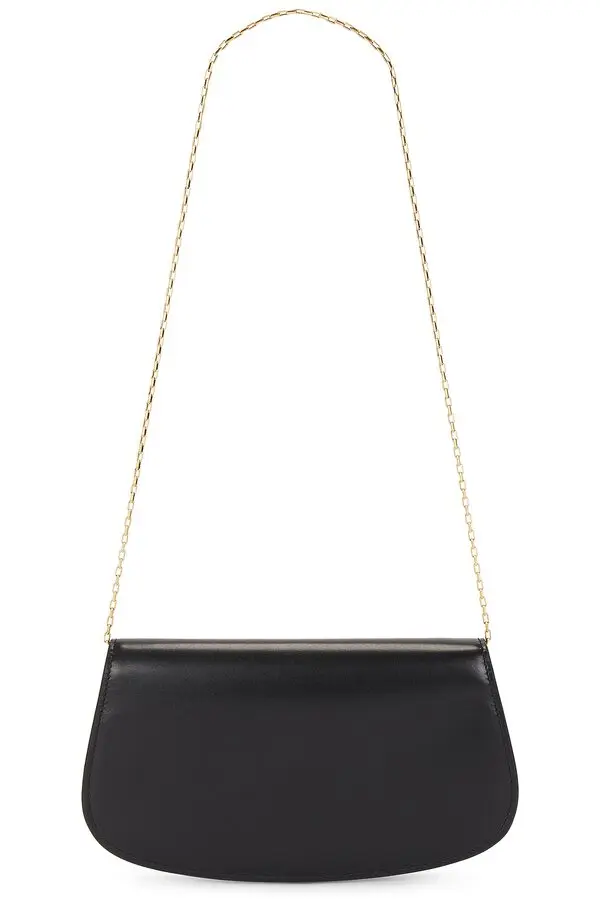 Saint Laurent Wallet On Chain In Black - Nero