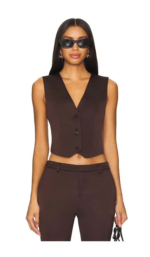 SEROYA Edwina Havey Satin Vest